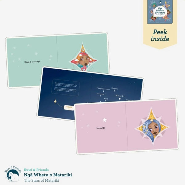 "Nga Whetu o Matariki" The Stars of Matariki Board Book – Jade Kiwi