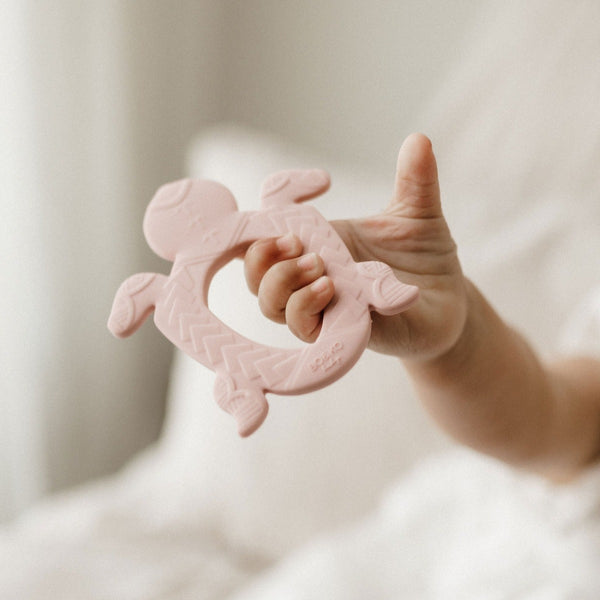 Baby Teether - Polynesian Turtle – Jade Kiwi